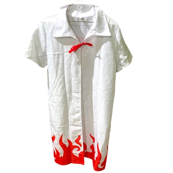 Cosplay | Jackets & Coats | Naruto Adult Halloween Cosplay Flame Cloak ...